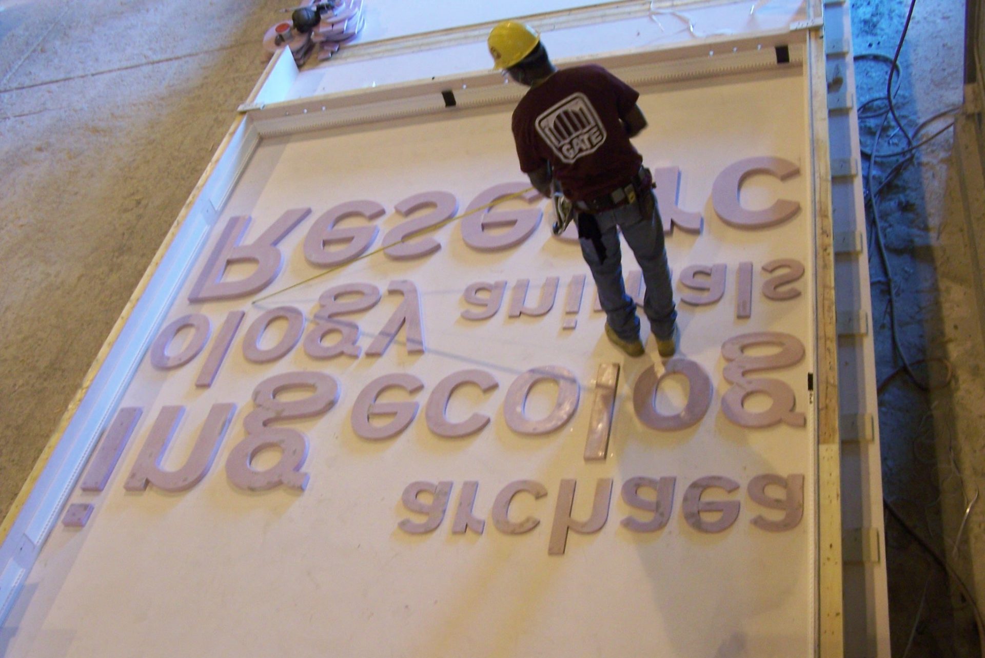 Precast Concrete Letters